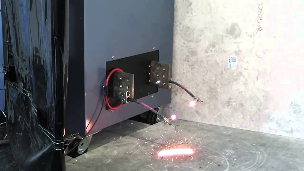 Fusing Test - ERICO® CADWELD® Exothermic Connections - YouTube