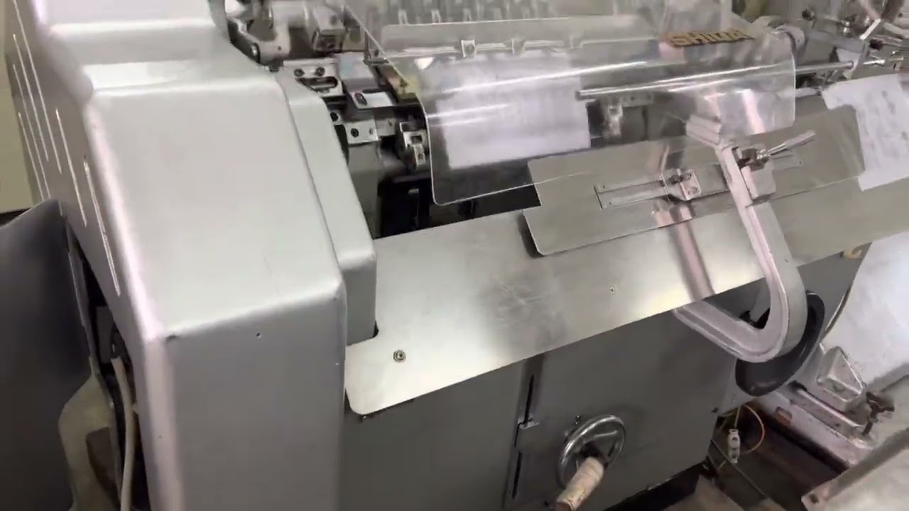 ISHIDA BOOK SEWING MACHINE. “ For Sale “ AutoMatic Forms Feeder. - YouTube