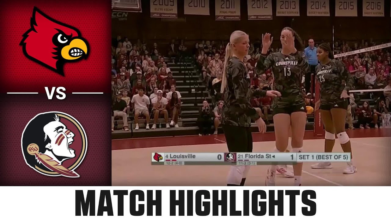 Louisville vs. Florida State Match Highlights | 2024 ACC Volleyball ...
