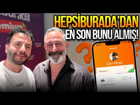 CEM YILMAZ İLE TEKNOLOJİ SOHBETİ! - Hepsiburada'dan en son ne aldı?