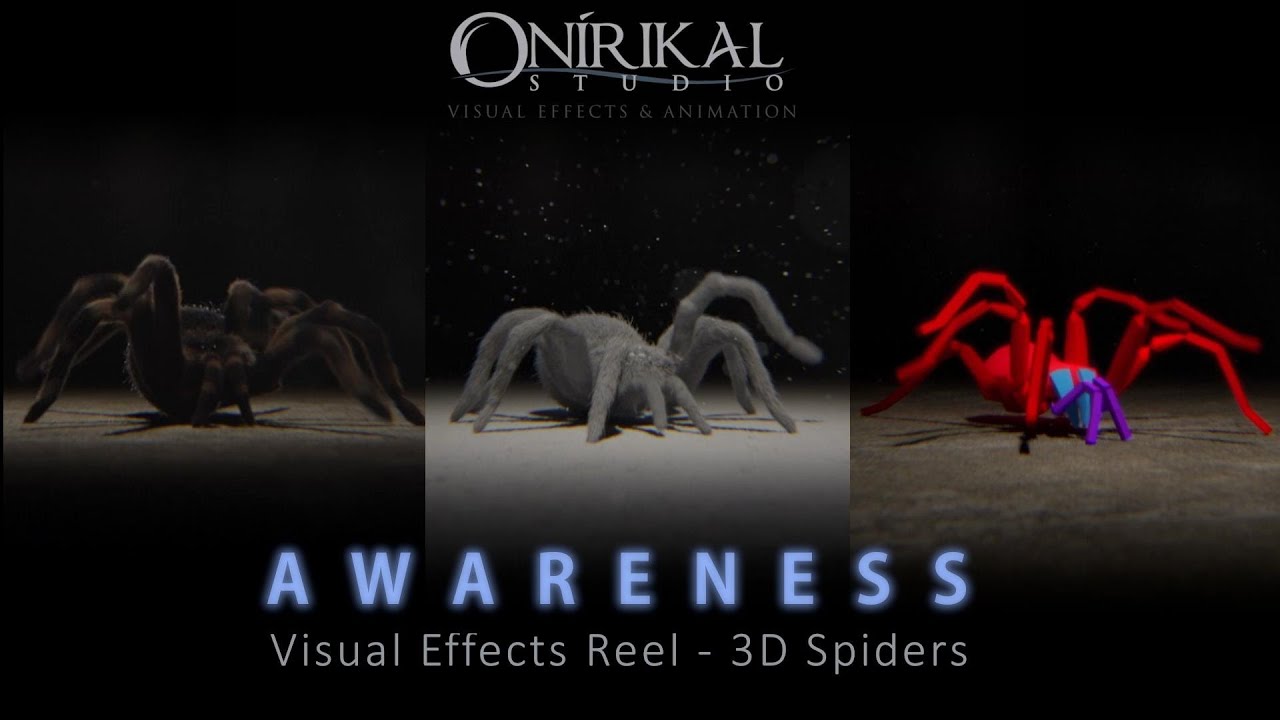 AWARENESS - VFX Reel (3D spiders by Onirikal Studio) - YouTube