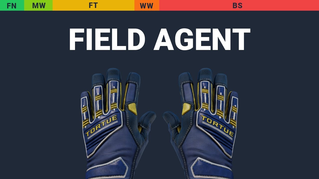 Specialist Gloves Field Agent - Skin Float And Wear Preview - YouTube