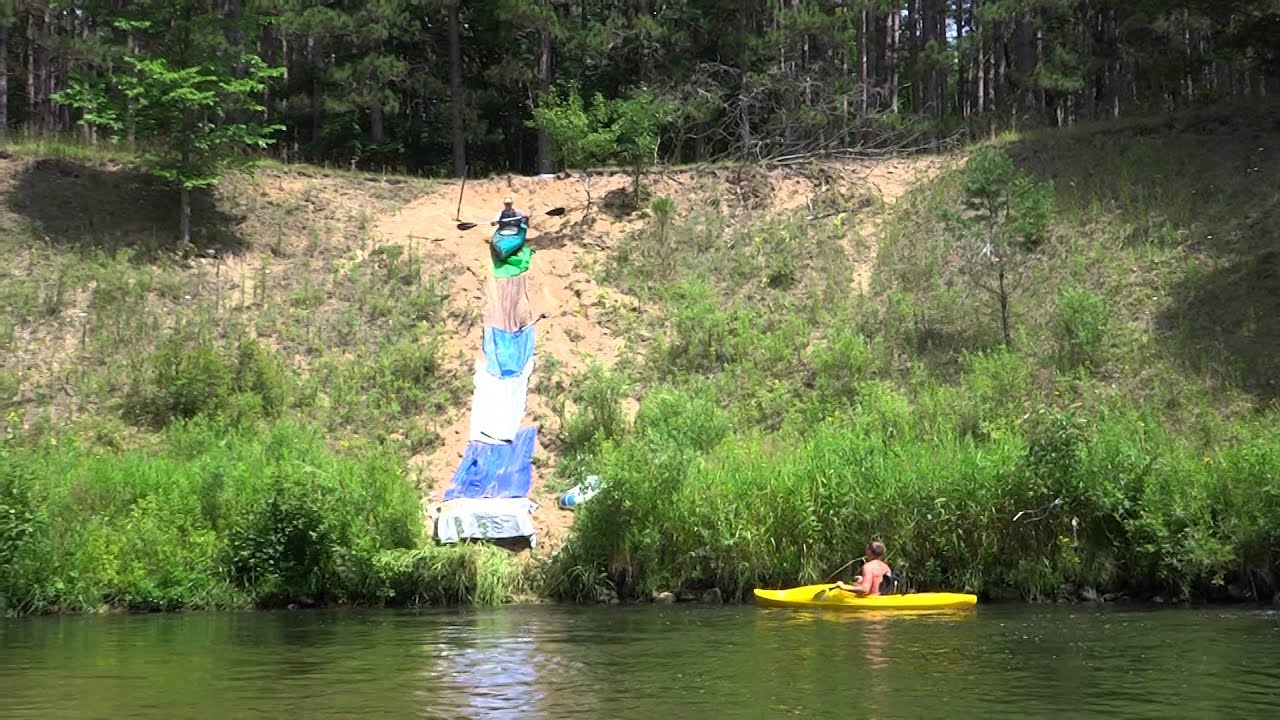 Kiwi Kopapa kayak super slide - YouTube