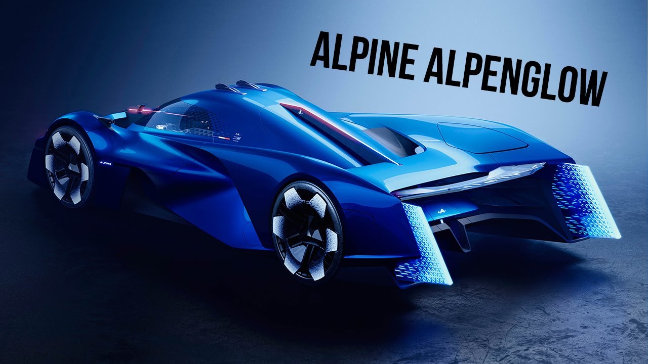 Alpine Alpenglow - hydrogen powered concept car - YouTube