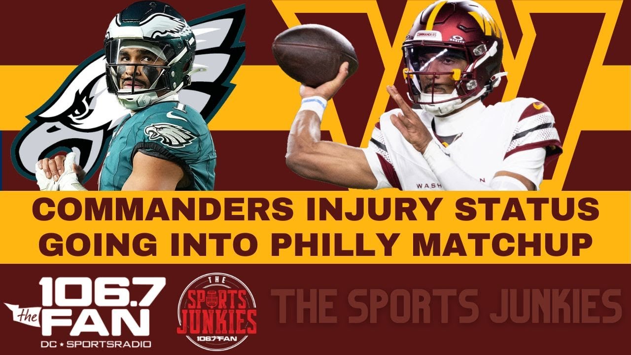 Latest From the Commanders Injury Report | Sports Junkies - YouTube