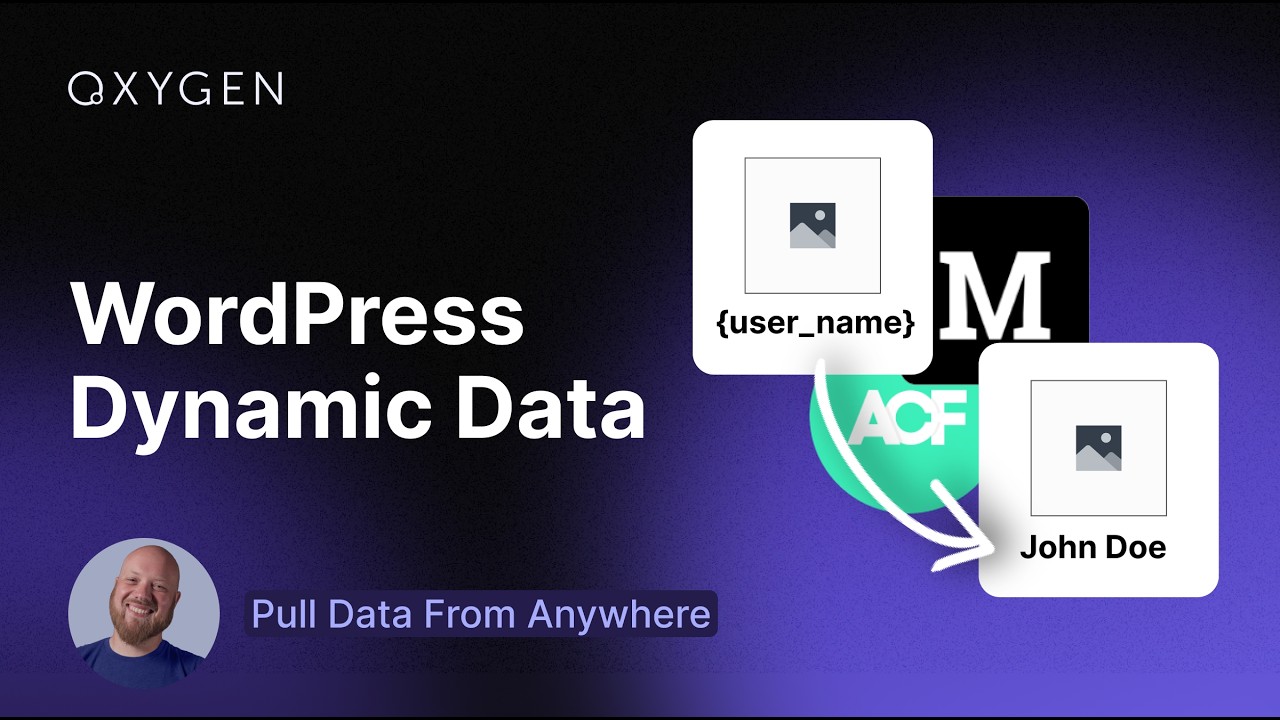 Oxygen's Dynamic Data: Show Data from ACF, Meta Box and More! - YouTube