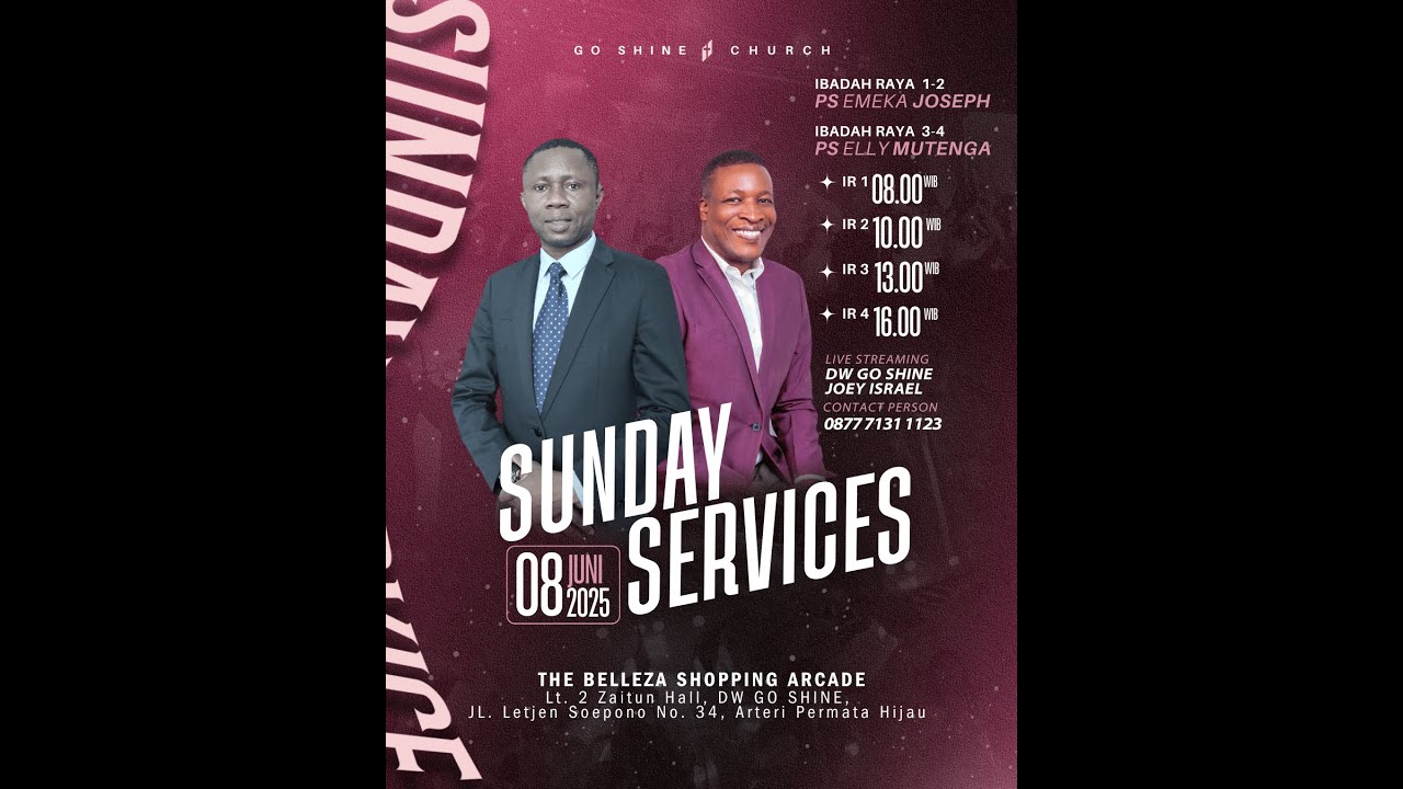 SERI 2 - PS EMEKA JOSEPH | IBADAH RAYA MINGGU 08 JUNI 2025 | PKL 10.00 ...