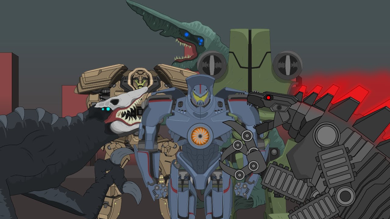 Pacific Rim | Collection of Battles | Animation - YouTube