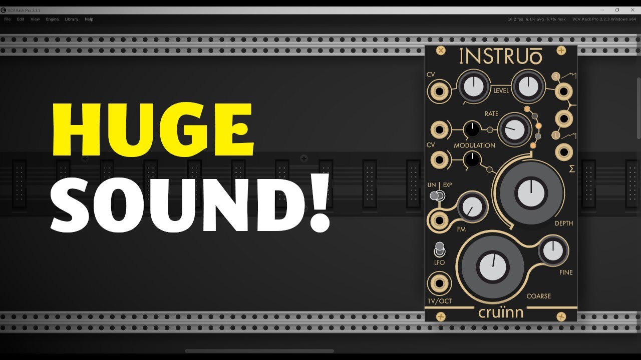 Huge Crunchy Bass with Cruinn from Instruo \ Patch From Scratch - YouTube