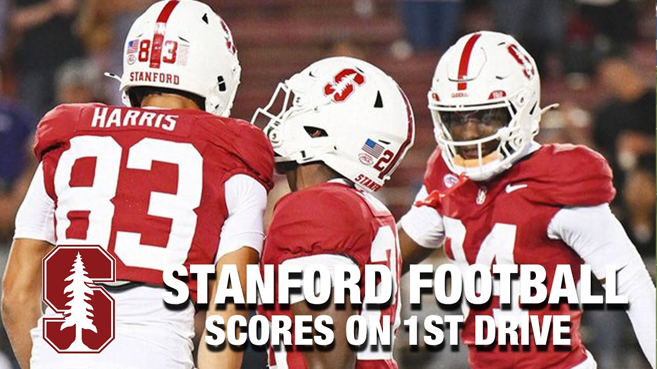 Stanford Football Scores On Their 1st Drive As An ACC Member - YouTube