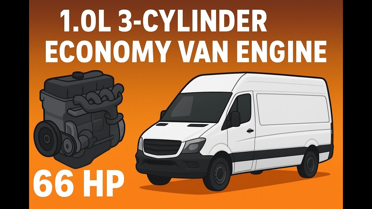 🚐 Building a 1.0L 3-Cylinder ECONOMY Van Engine in Automation | 66 HP ...