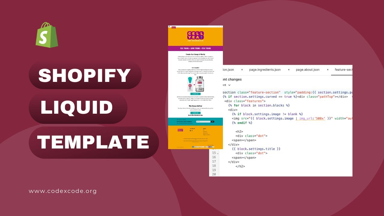 Real Shopify Project Work | Liquid Coding | Template Design Part 05 ...