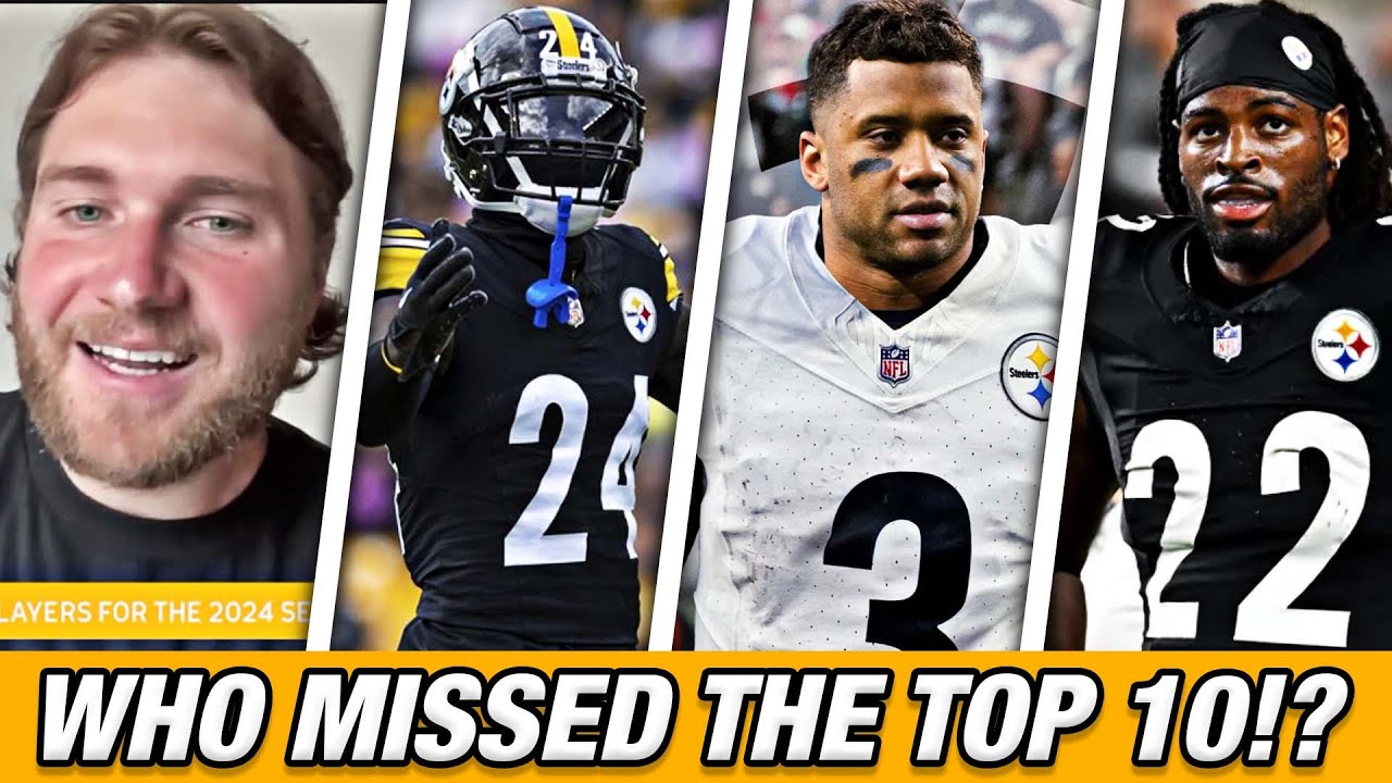 Ranking The Top 10 Steelers For The 2024 Season. - YouTube