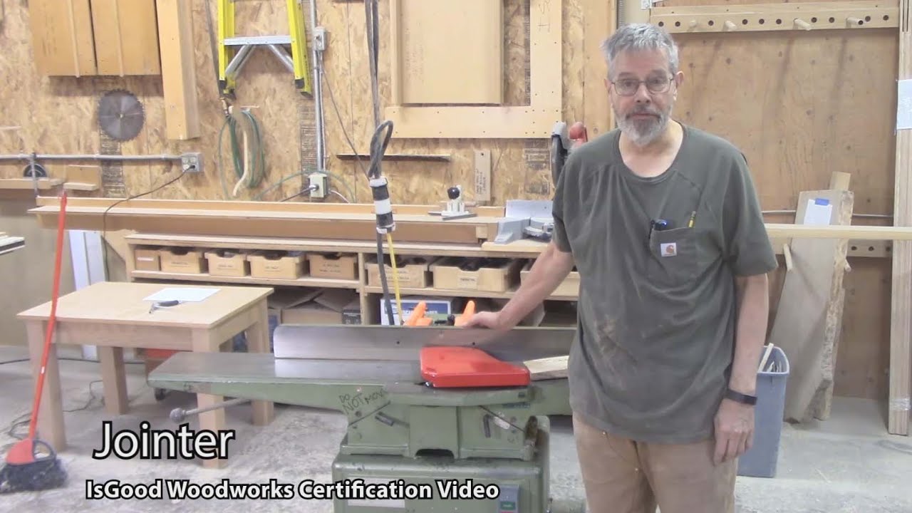 Jointer Certification - YouTube