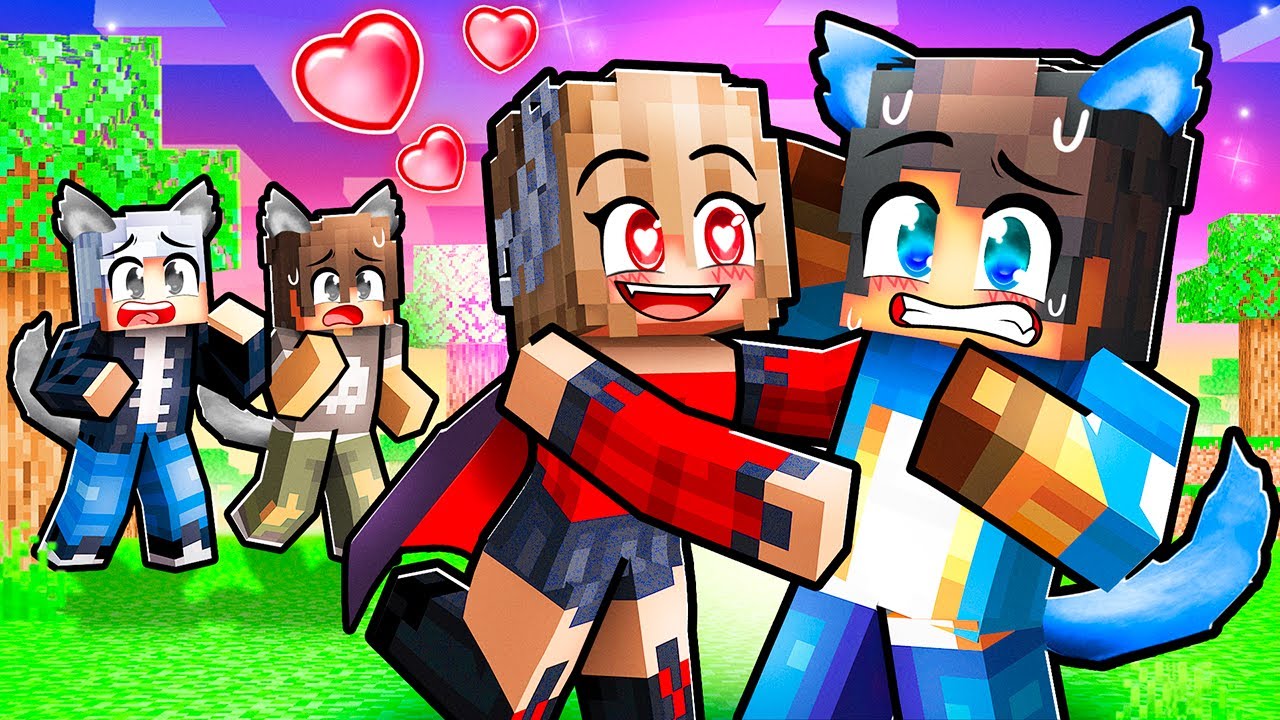 A WEREWOLF and VAMPIRES Forbidden LOVE in Minecraft! - YouTube
