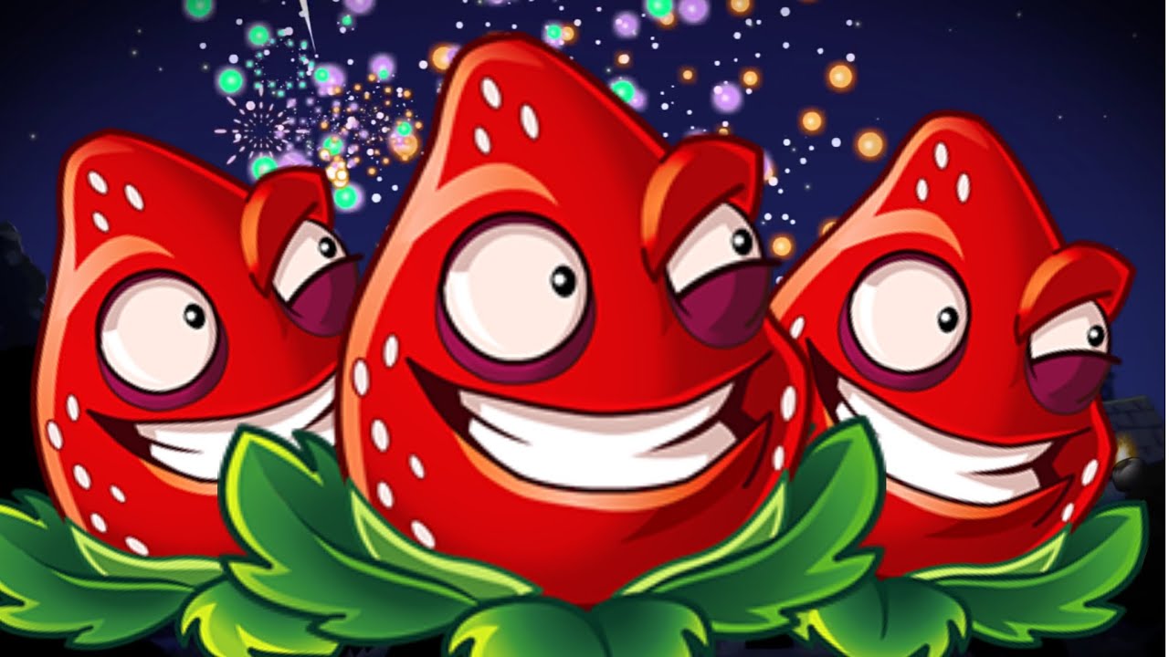 Plants vs Zombies 2 - Summer Nights - STRAWBURST!! - YouTube