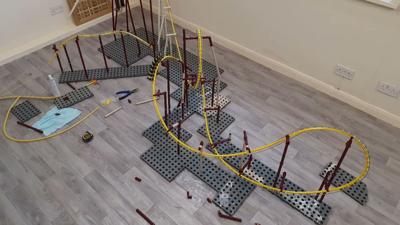 Fully themed working inverted rollercoaster model using Coaster Dynamix ...