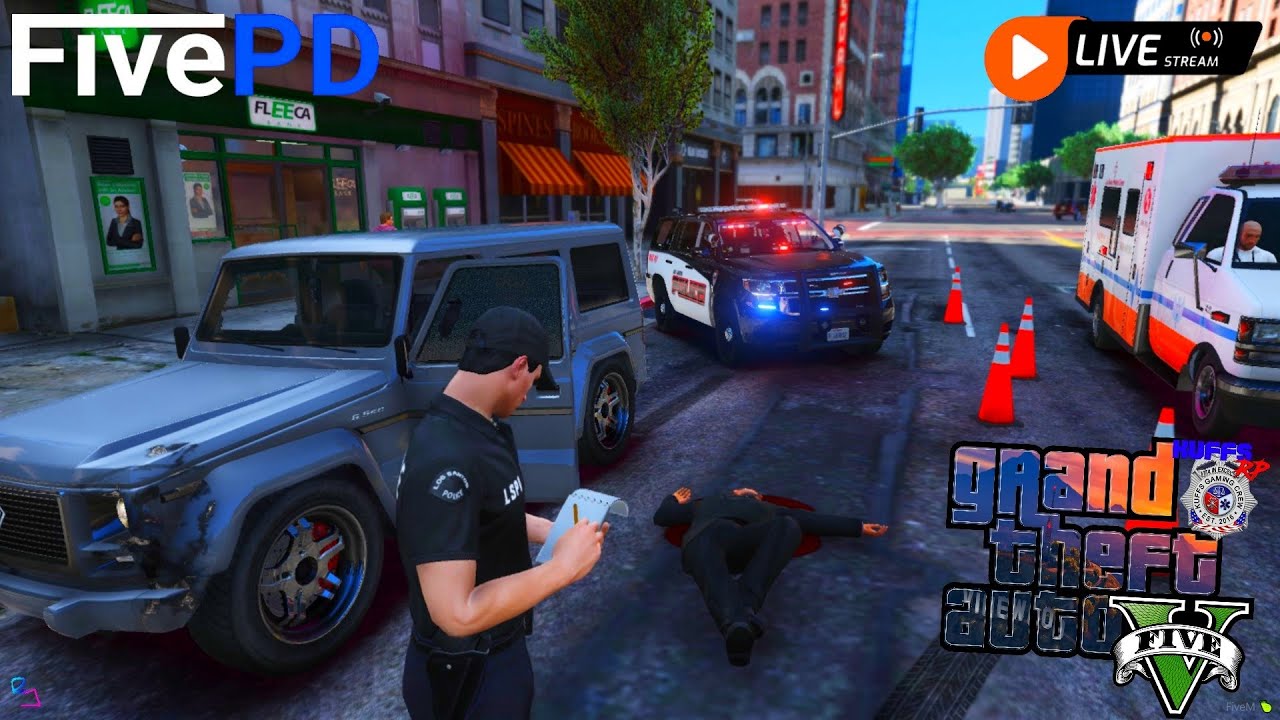LIVE: GTA 5 FiveM Kuffs Roleplay: FivePD County Callouts - YouTube