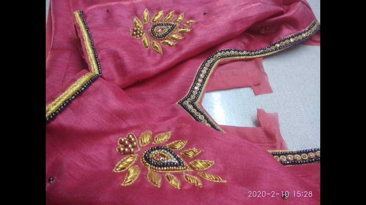 How to making Aari blouse cutting and striching - YouTube