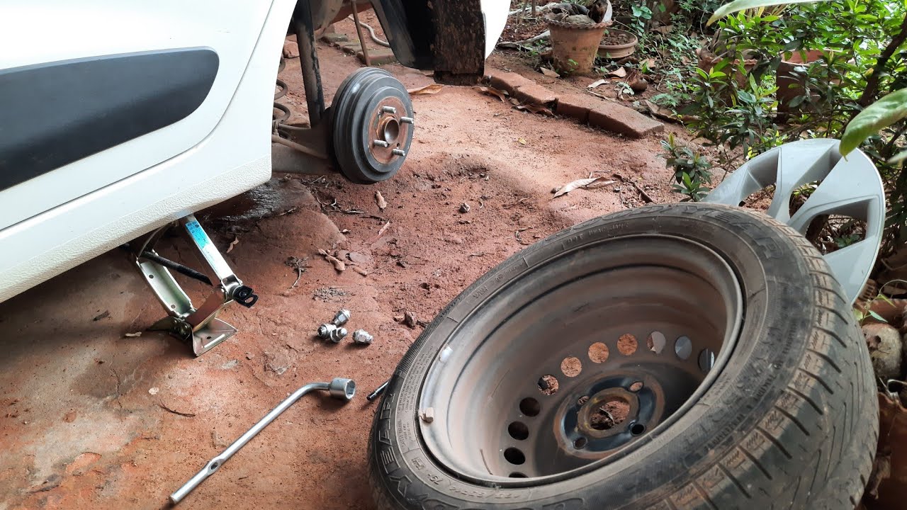 Hyundai Car |Stepney Wheel Change How? | Sunday trip | Xcent & Grandi10 ...