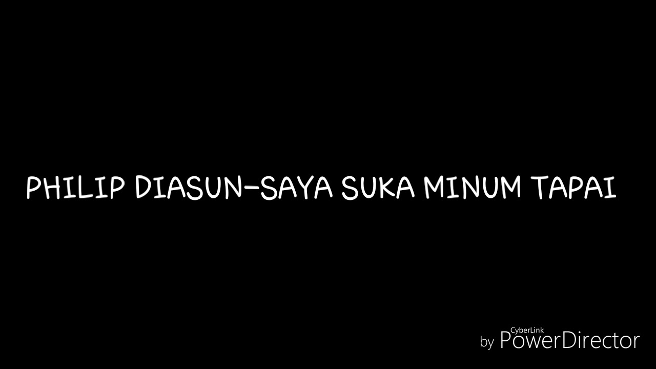 PHILIP DIASUN - Saya Suka Minum Tapai - YouTube