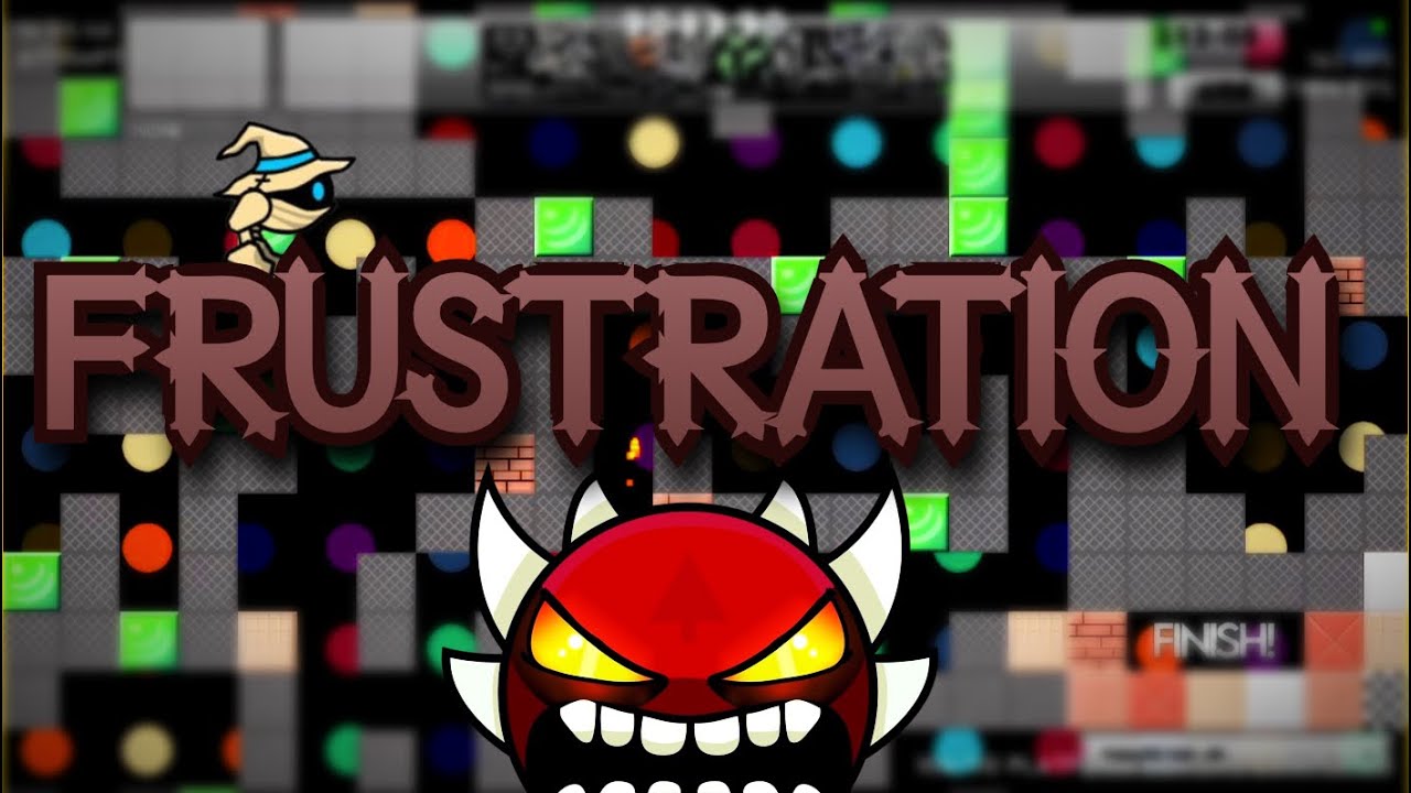 "FRUSTRATION" 100% [PLAT. EXTREME DEMON] | GEOMETRY DASH 2.2 | LechePK ...