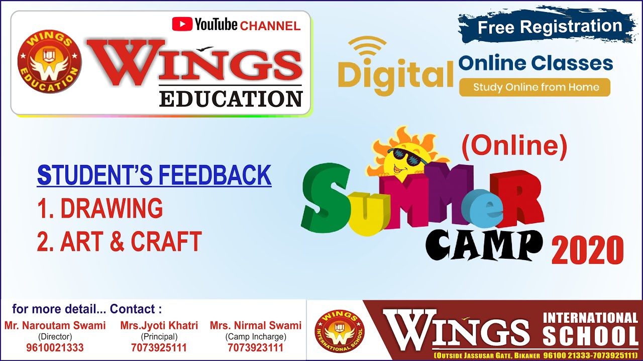 Wings Summer Camp|Student's Activity Feedback Videos|Wings ...