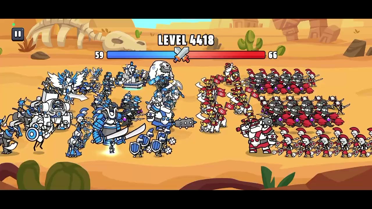 Level 4420 War Tactics: Cartoon Army - YouTube