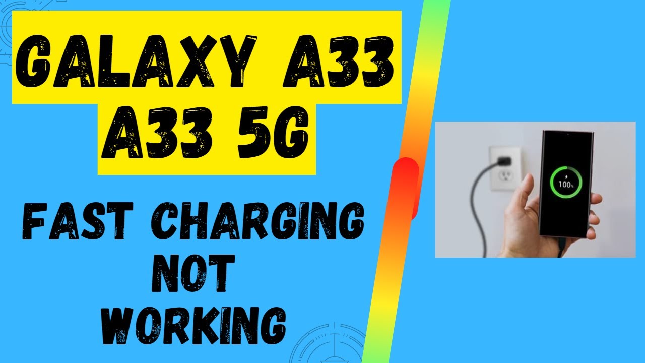 Galaxy A33, A33 5G Fix Slow Charging issue || Slow Charging Problem ...