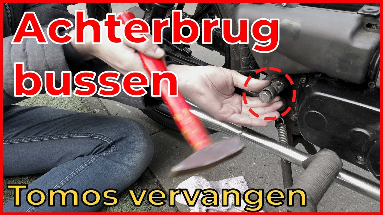 Tomos Achterbrug Bussen Vervangen - Zaag of Hamer? - YouTube