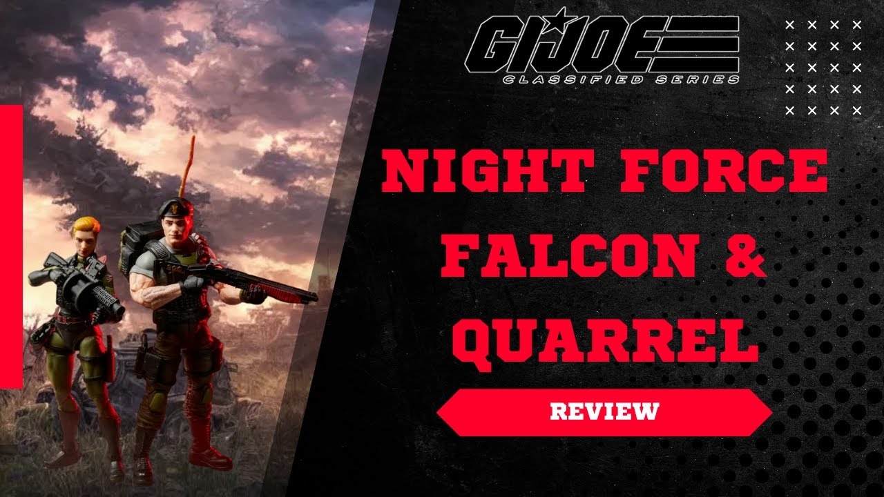 G.I. Joe Classified - Night Force Falcon & Quarrel 6-Inch Figure ...