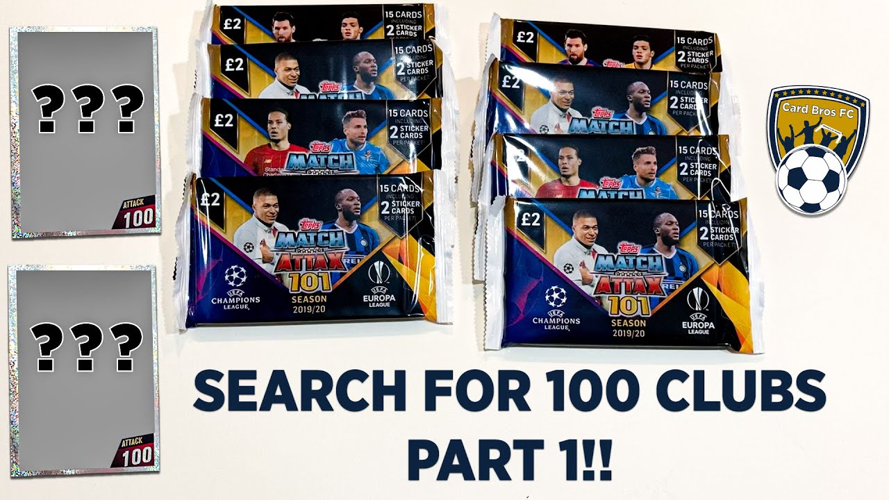 BEST PACK EVER!?!? | MATCH ATTAX 101 SEARCH FOR 100 CLUBS PART 1 - YouTube