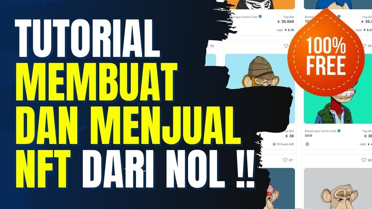 TUTORIAL CARA MEMBUAT DAN MENJUAL NFT DI MARKETPLACE OPENSEA TANPA GAS FEE (100% GRATIS) - YouTube