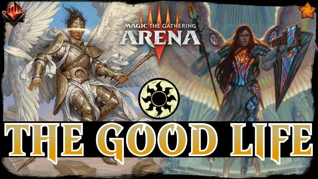 LIFE FLIGHT ANGELS | MTG Arena - Mono White Angels Life Gain Flying ...