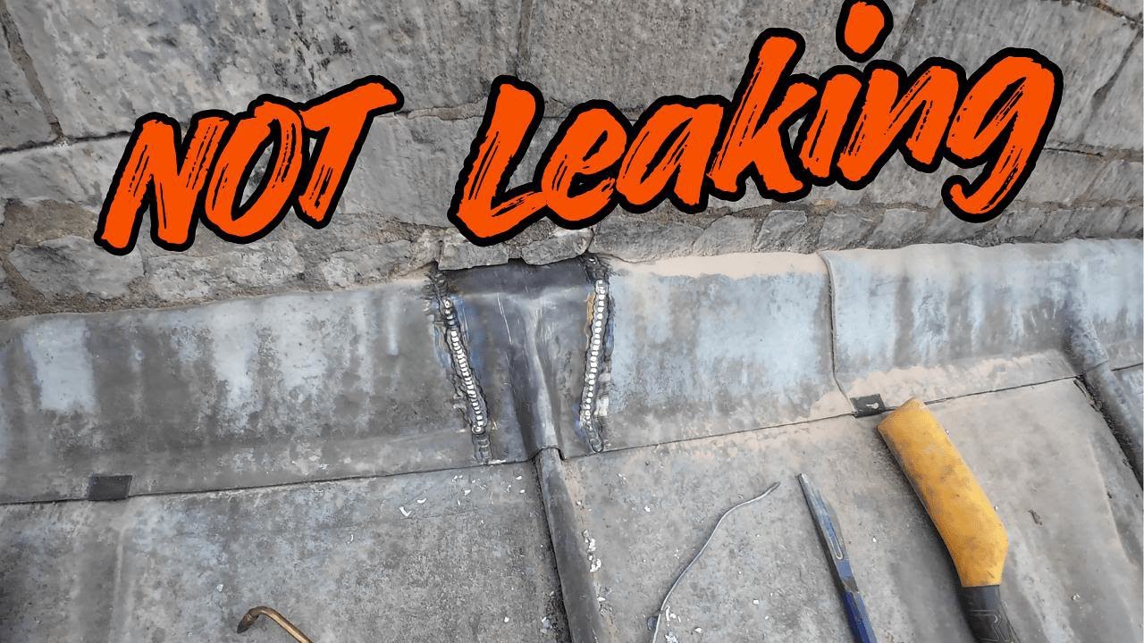 58. Leadwork Repairs how to Lead Weld - Restoration on Church Roof ...
