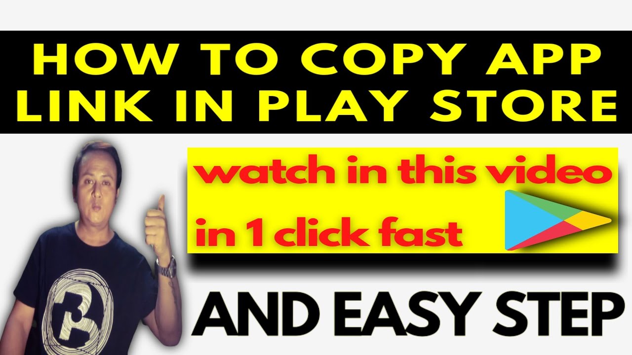 how to copy url/app link from playstore | how to copy app link from ...