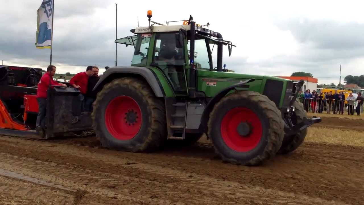 fendt 920 vario trekkertrek Wijtschate - YouTube