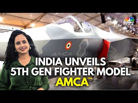 First Look Of India's 5th Gen Stealth Fighter Jet 'AMCA' | Aero India 2025 | N18V