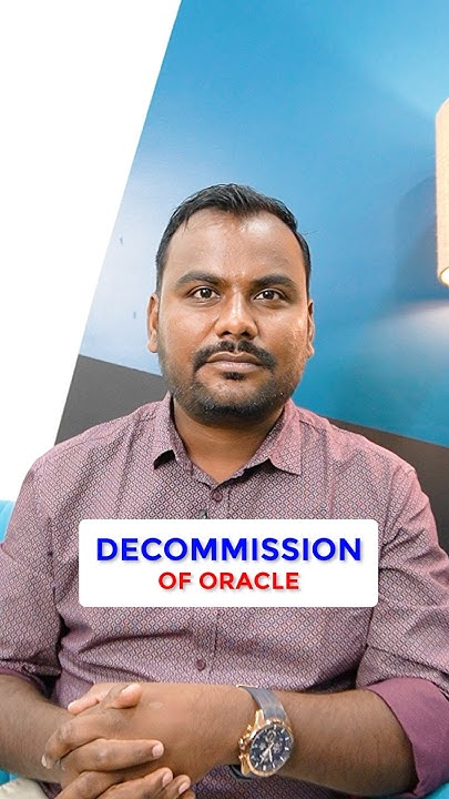 Oracle Decommissioning Explained | Expert Insights with Ankush Sir - YouTube