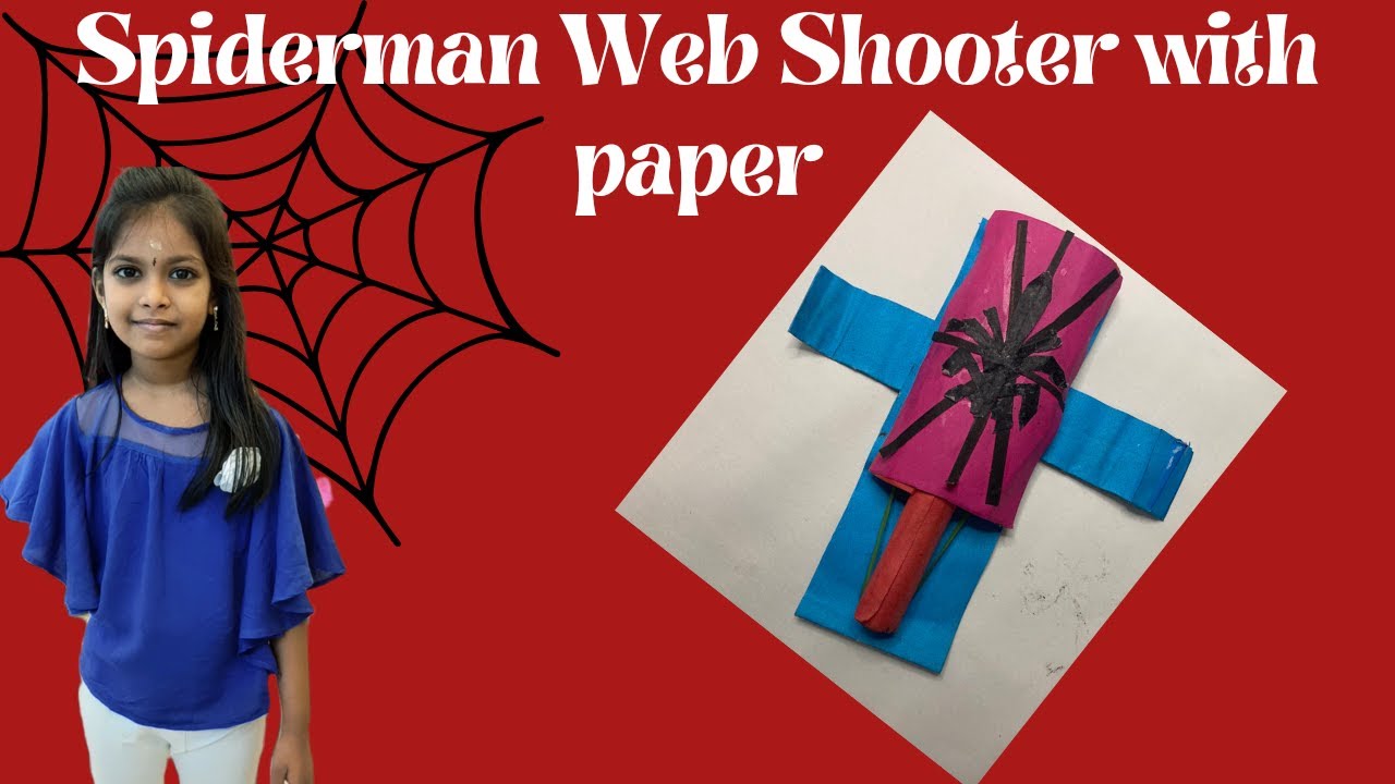 How to make Spiderman Shooter Web with paper - YouTube