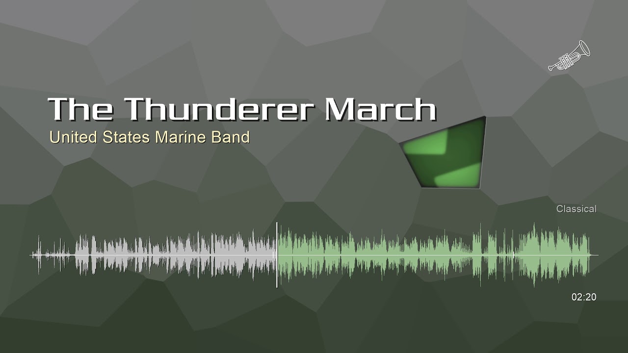 The Thunderer March • United States Marine Band | Free No Copyright ...