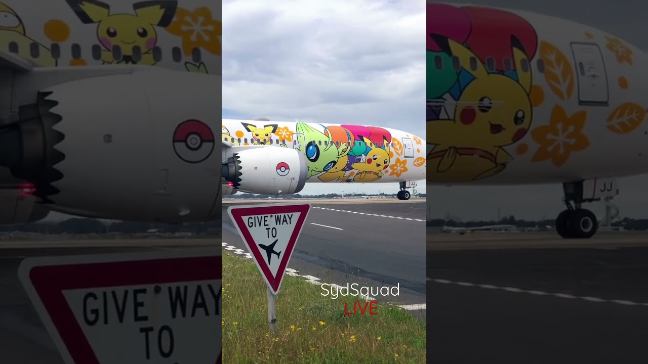 Gotta catch ‘em all! Scoot Boeing 787-9 Pikachu Jet @ Sydney Airport ...