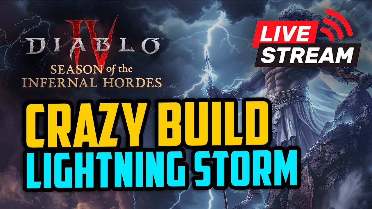 Crazy Build Lightning Storm Druid - Diablo 4 Season 5 - YouTube
