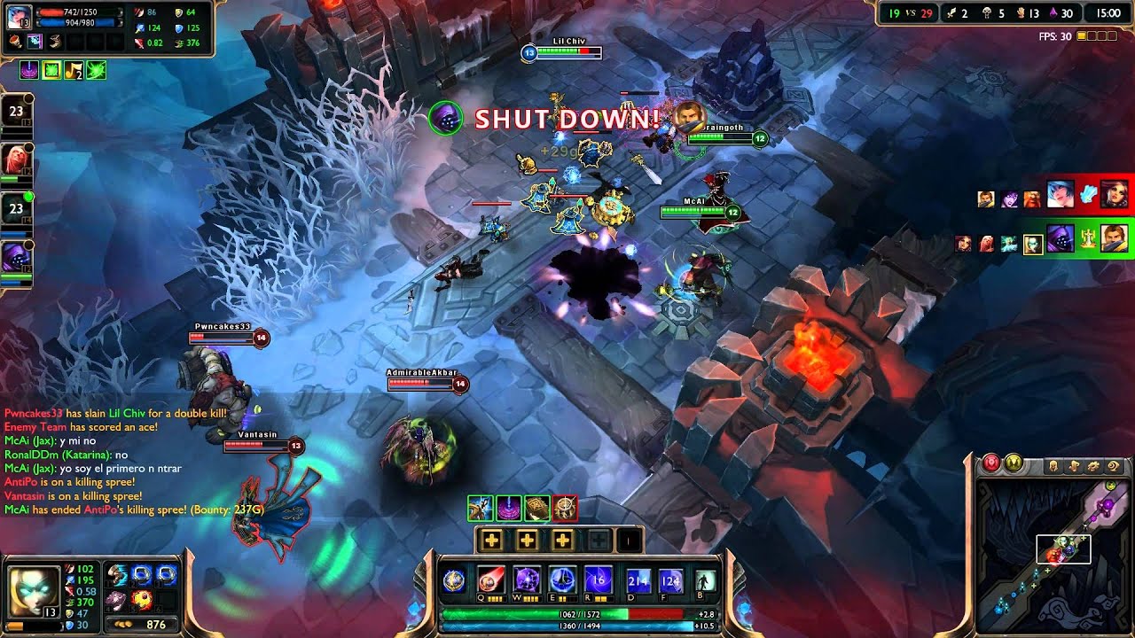 League of Legends - New ARAM - Howling Abyss Full Game - YouTube