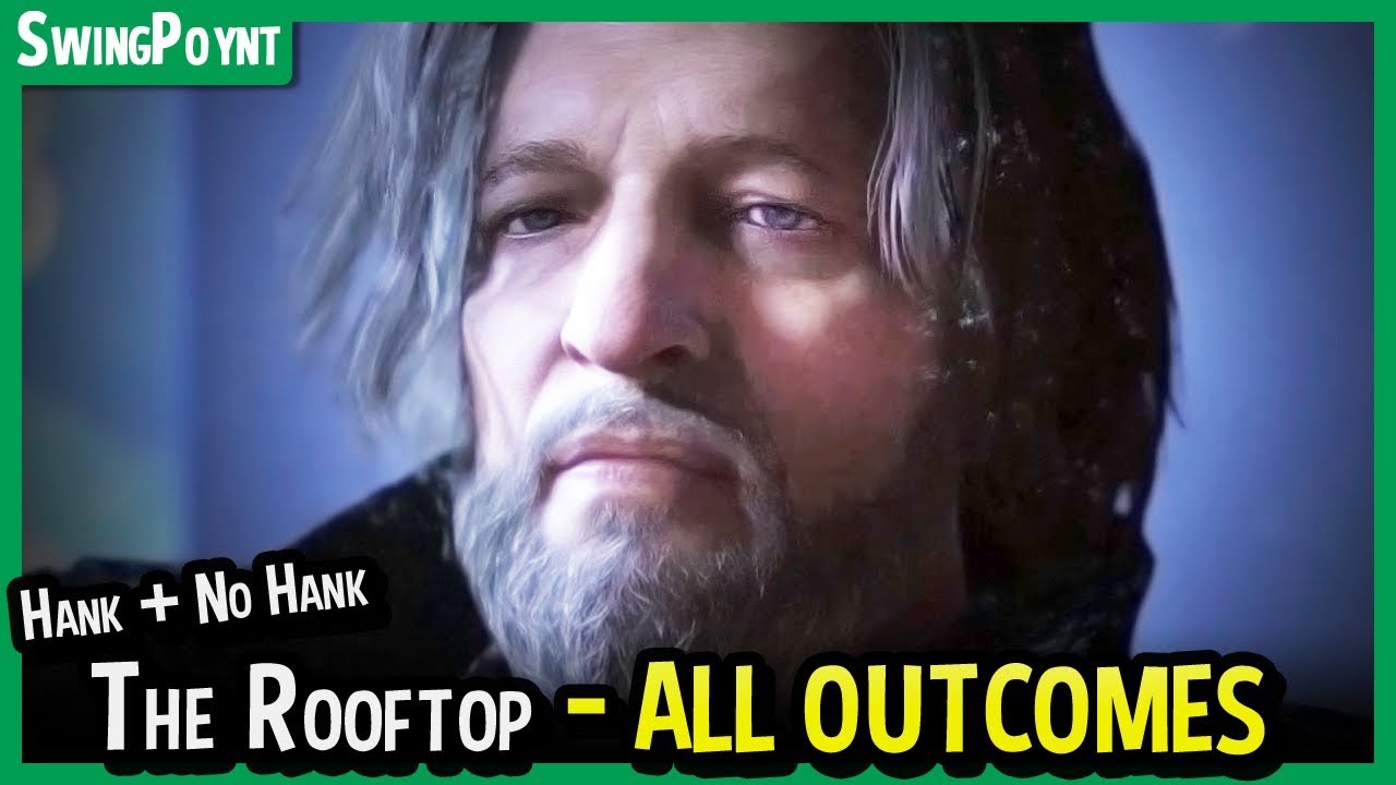 Detroit Become Human - The Rooftop - ALL Outcomes Both Hank and Captain ...