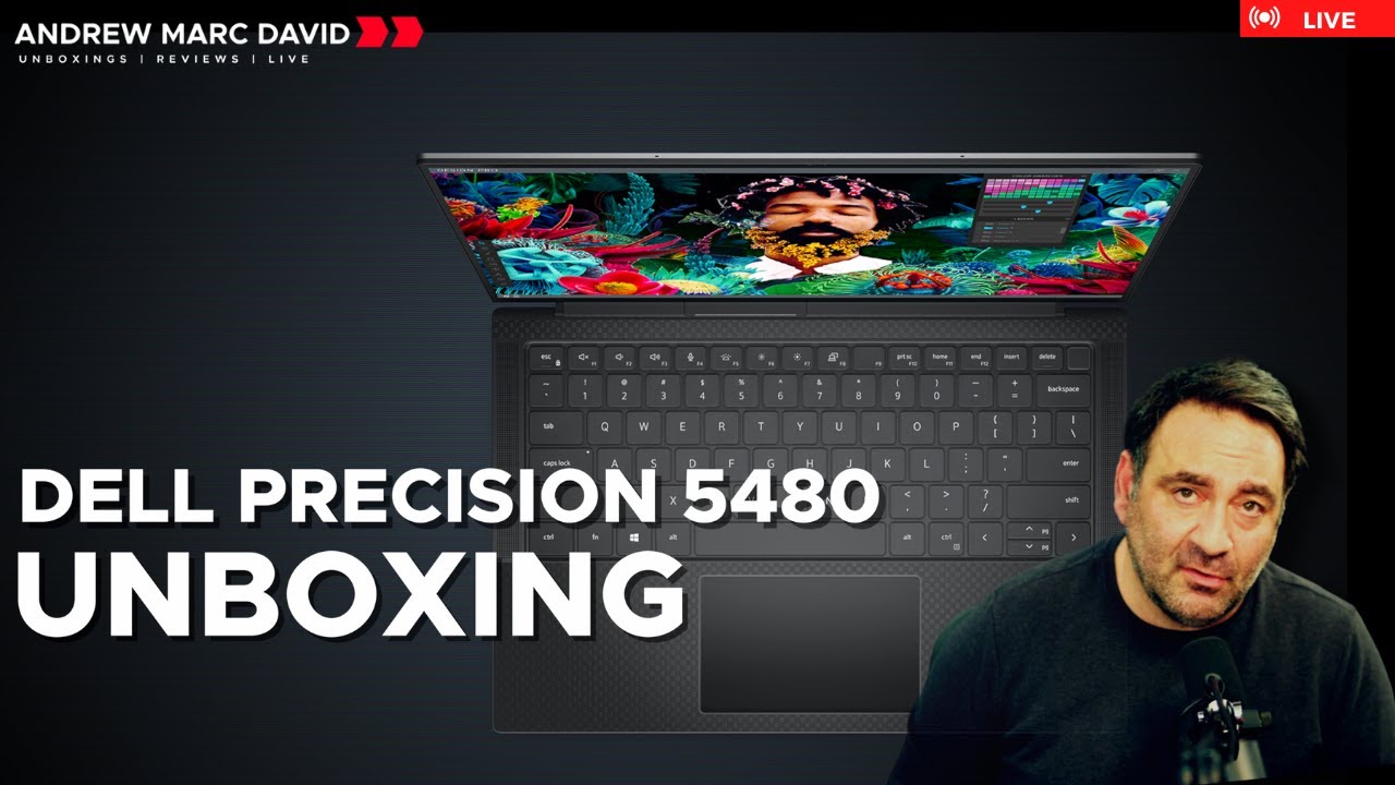 Dell Precision 5480 Mobile Workstation - Live Unboxing - YouTube