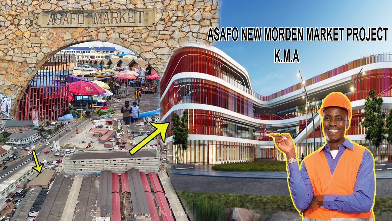KMA New Project of 8000 Stores ,Asafo New Market is really Taking A ...
