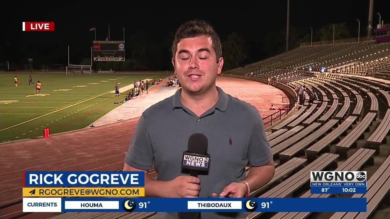 Fans prepare for high school football heat - YouTube