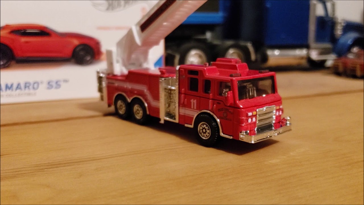 Matchbox Work Rigs Pierce Velocity Tower Ladder 2020 - YouTube