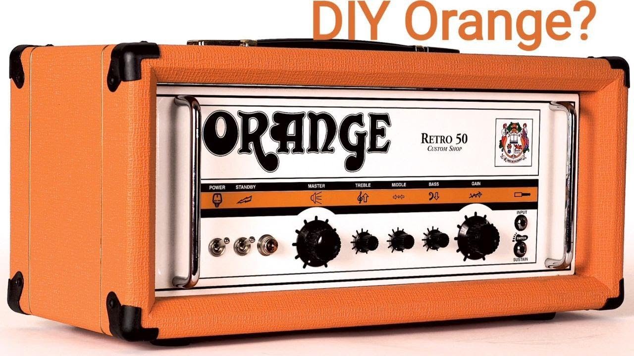 DIY Orange-style amplifier: small fixes and short test - YouTube